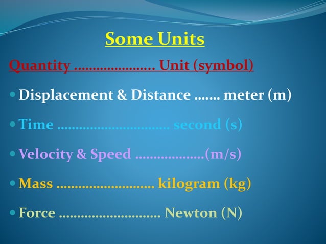 Chapter 2: Describing motion | PPSX | Physics | Science