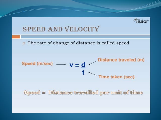 Chapter 2: Describing motion | PPSX | Physics | Science