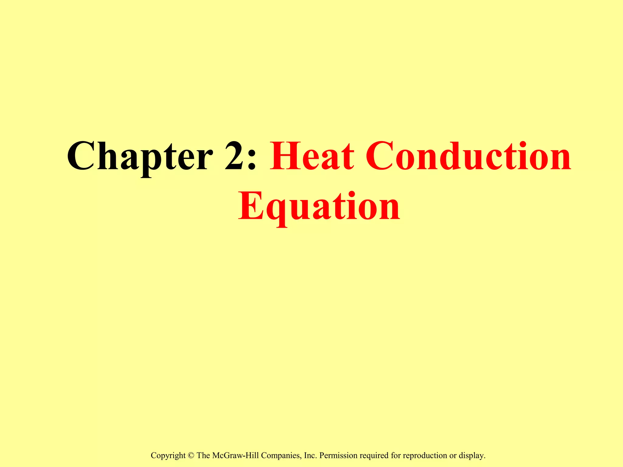 heat conduction equations | PPT