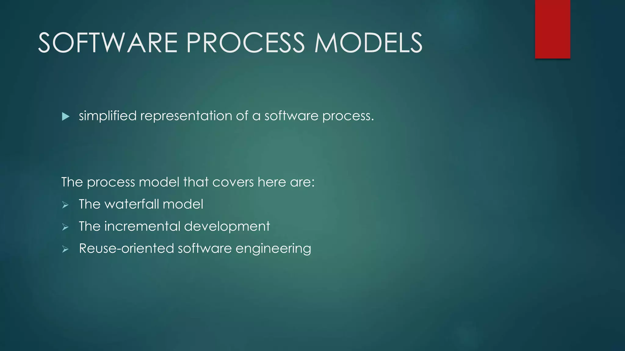 Software Process Model | PPT