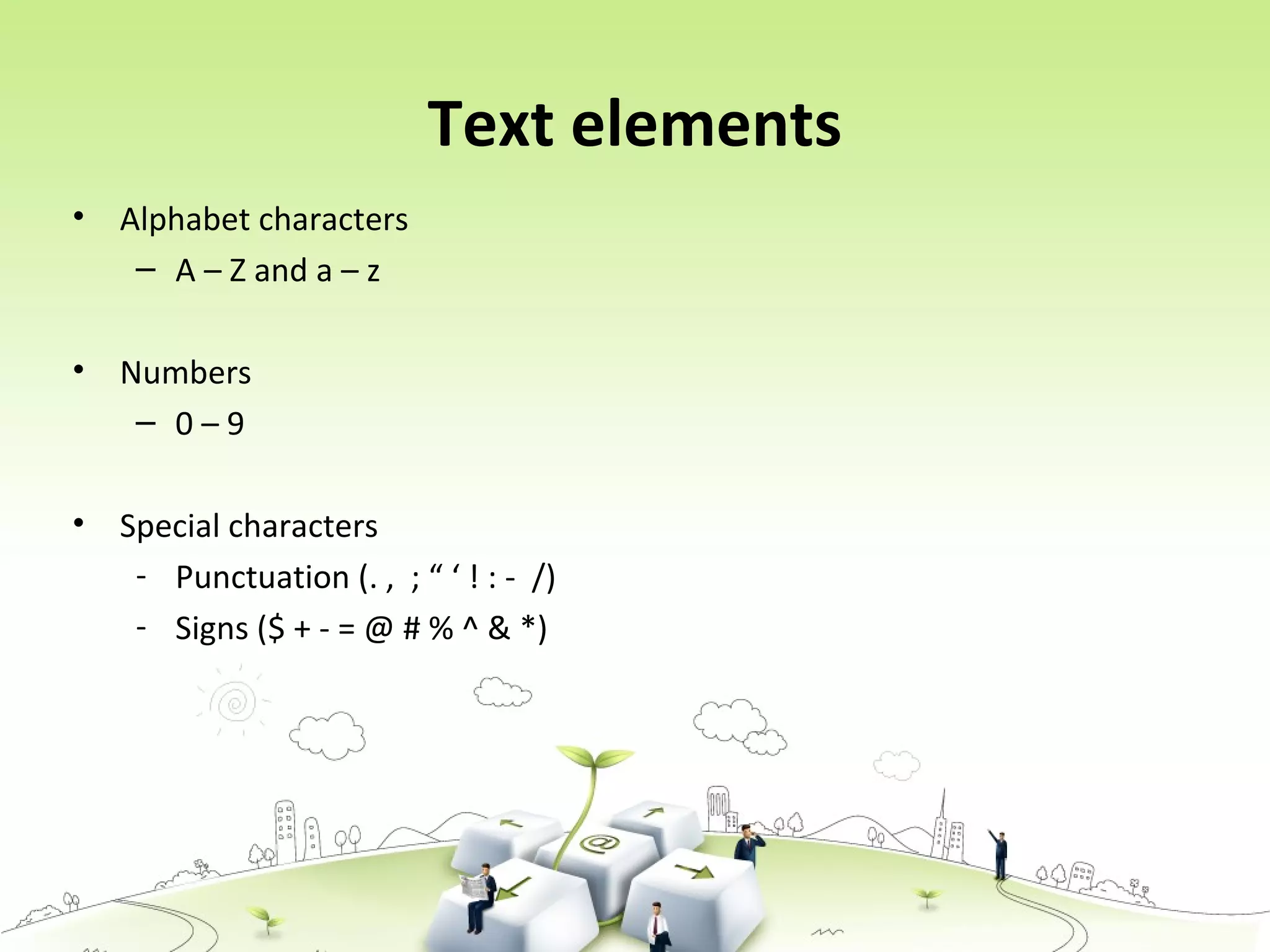 Chapter 2 : TEXT | PPT