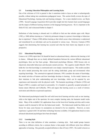 Computer Assisted Instruction | PDF