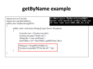 Chapter 2 : Inet Address & Data Stream | PDF