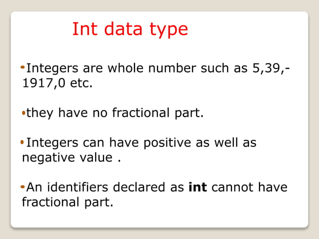 Chapter 2.datatypes and operators | PPTX | Programming Languages | Computing