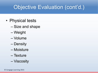 Chapter 2 Food Evaluation | PPTX