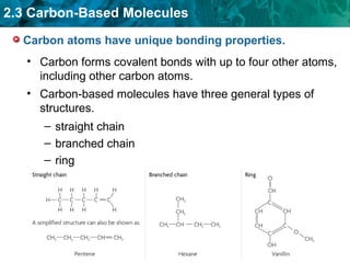 Chapter 2.3 carbon based molecules | PPT
