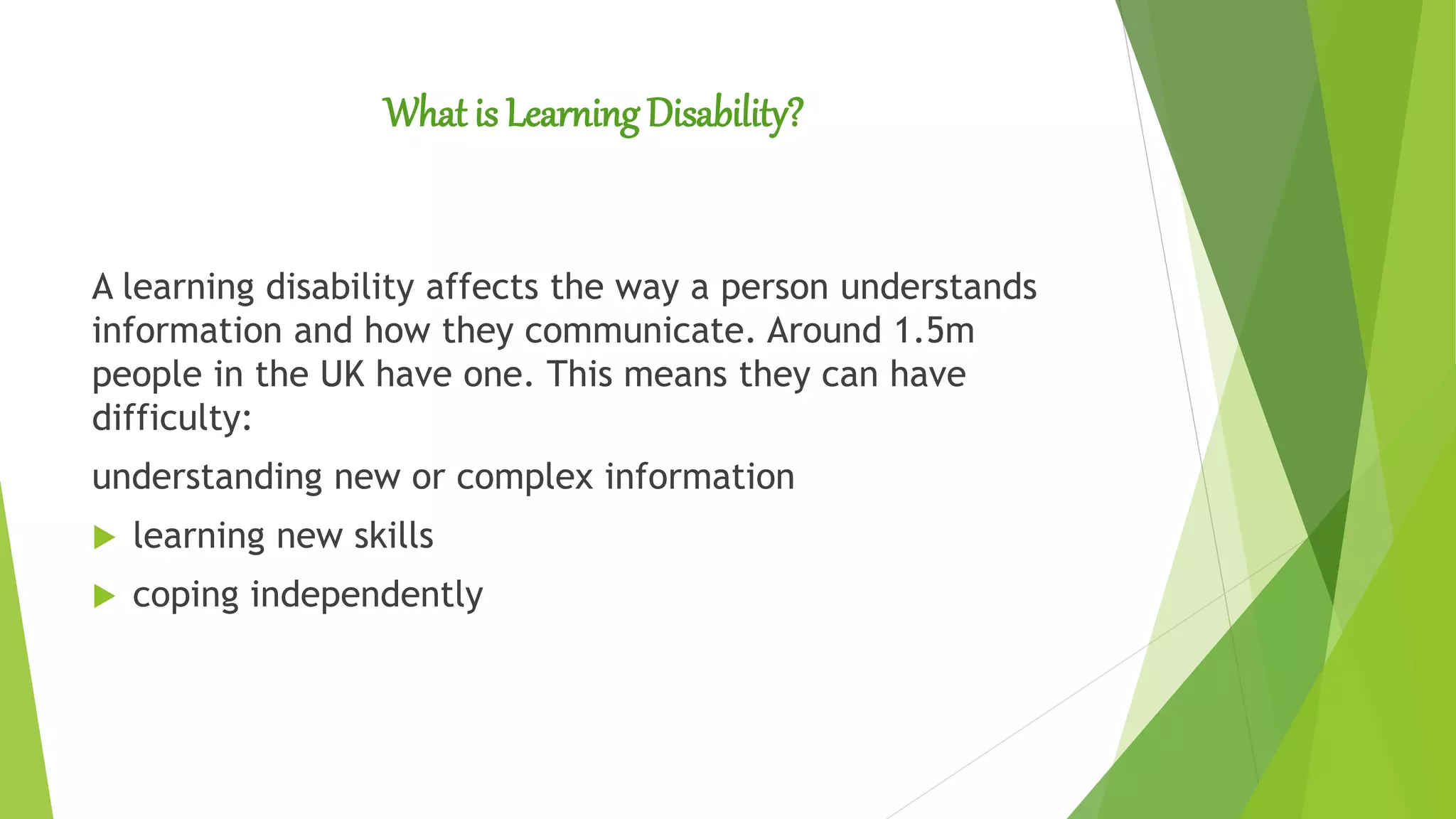 Learning Disability | PPTX