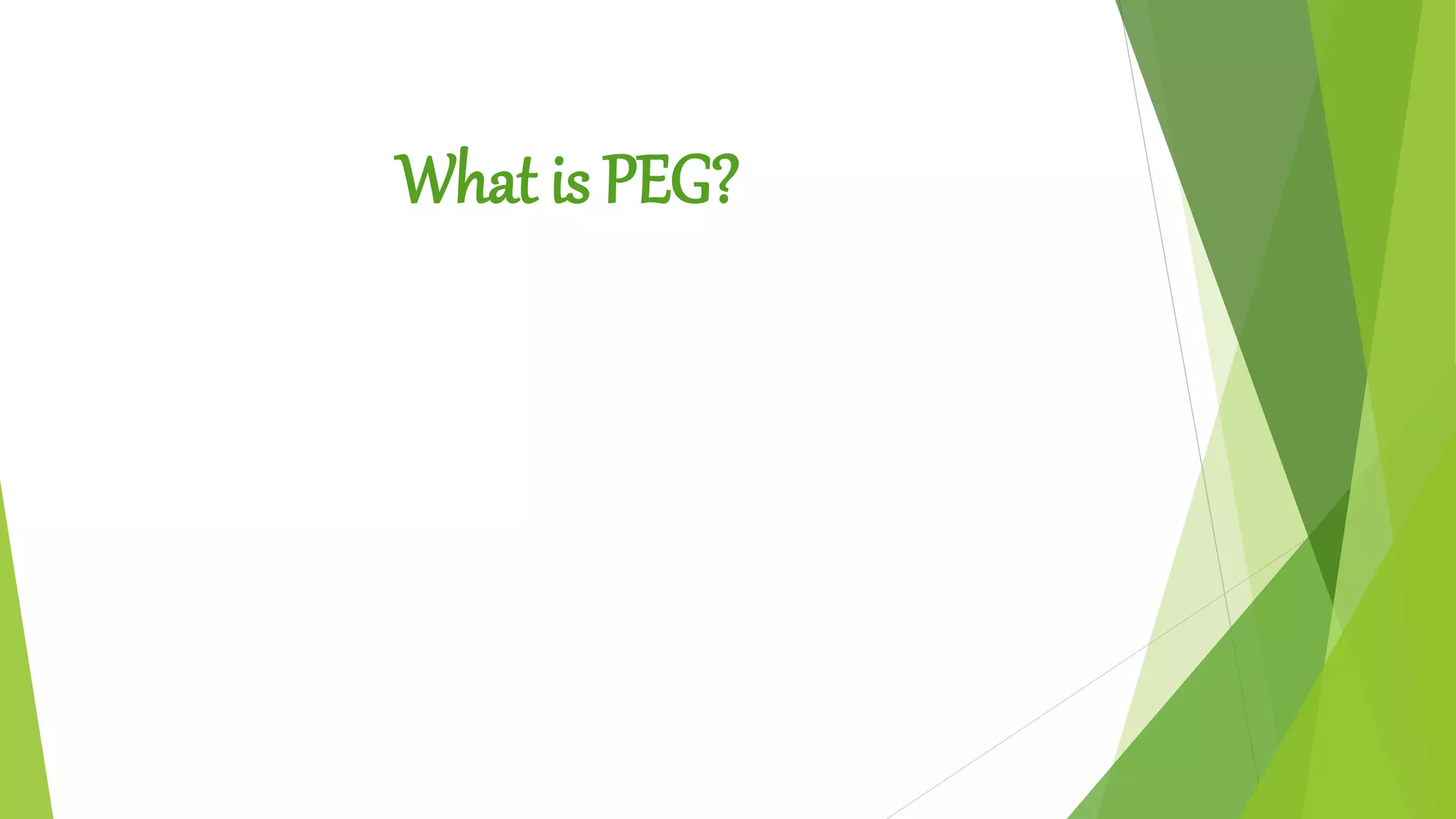 Peg Feeding | PPTX