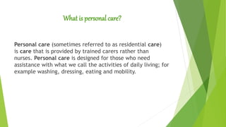 Personal Care | PPTX