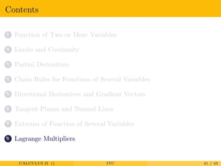 Differential in several variables | PDF