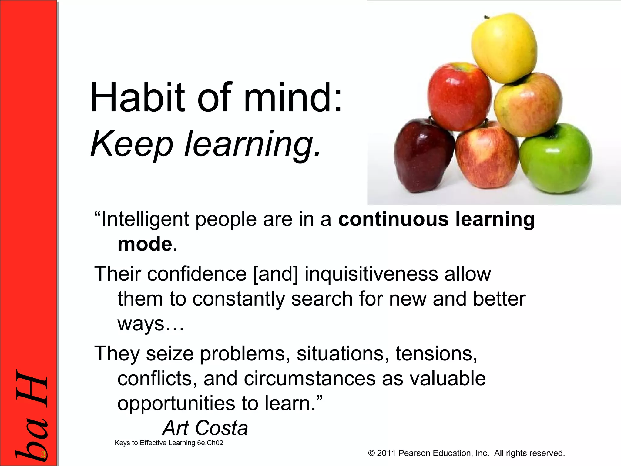 Learning styles: Building and using self-knowledge | PPT