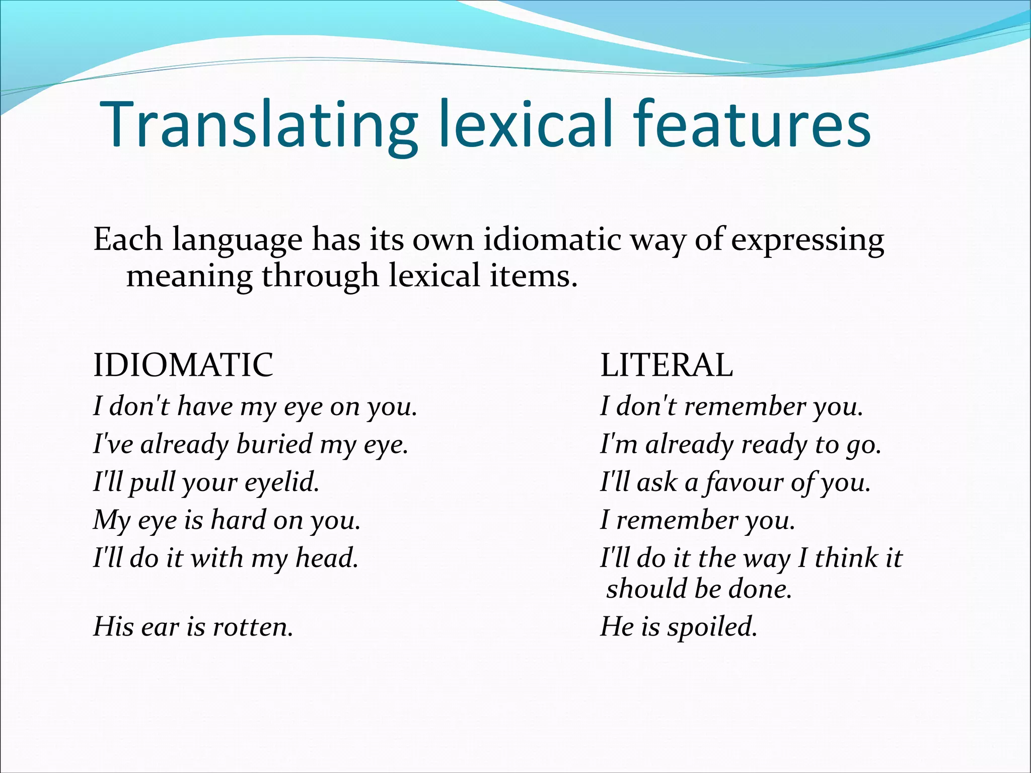 TRANSED Chapter 2 Kinds of Translation | PPT