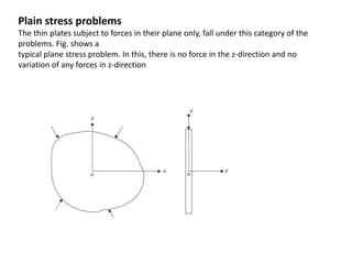 principles of elasticity in fem | PPTX