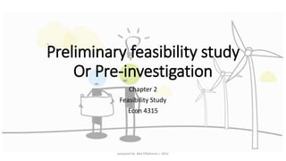 Feasibility Study Chapter 2 | PPTX