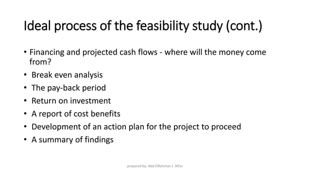 Feasibility Study Chapter 2 | PPTX