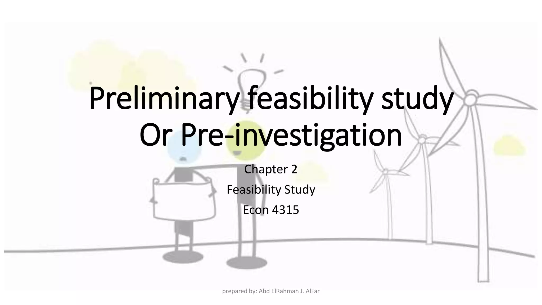 Feasibility Study Chapter 2 | PPTX