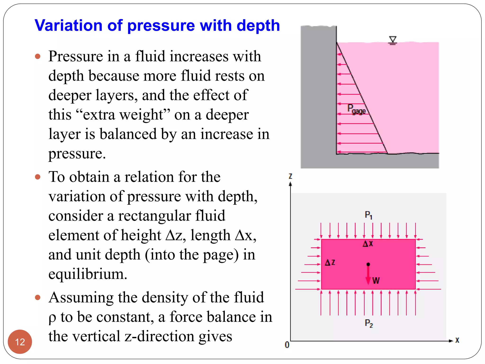 Fluid Mechanics Chapter 2. Fluid Statics | PDF