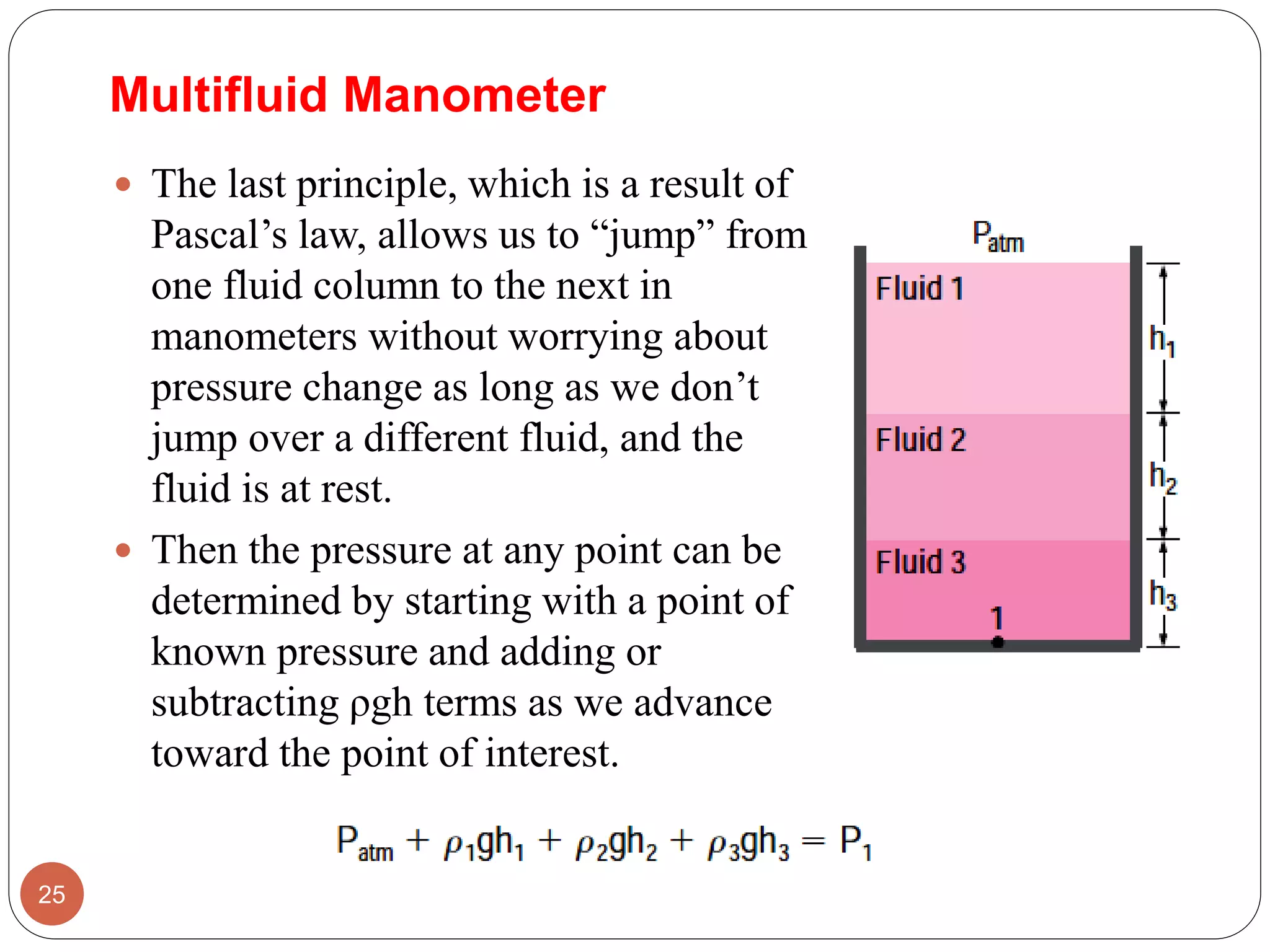 Fluid Mechanics Chapter 2. Fluid Statics | PDF