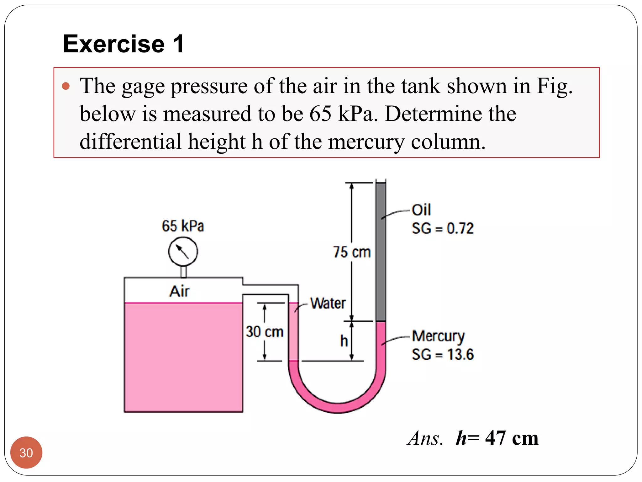 Fluid Mechanics Chapter 2. Fluid Statics | PDF