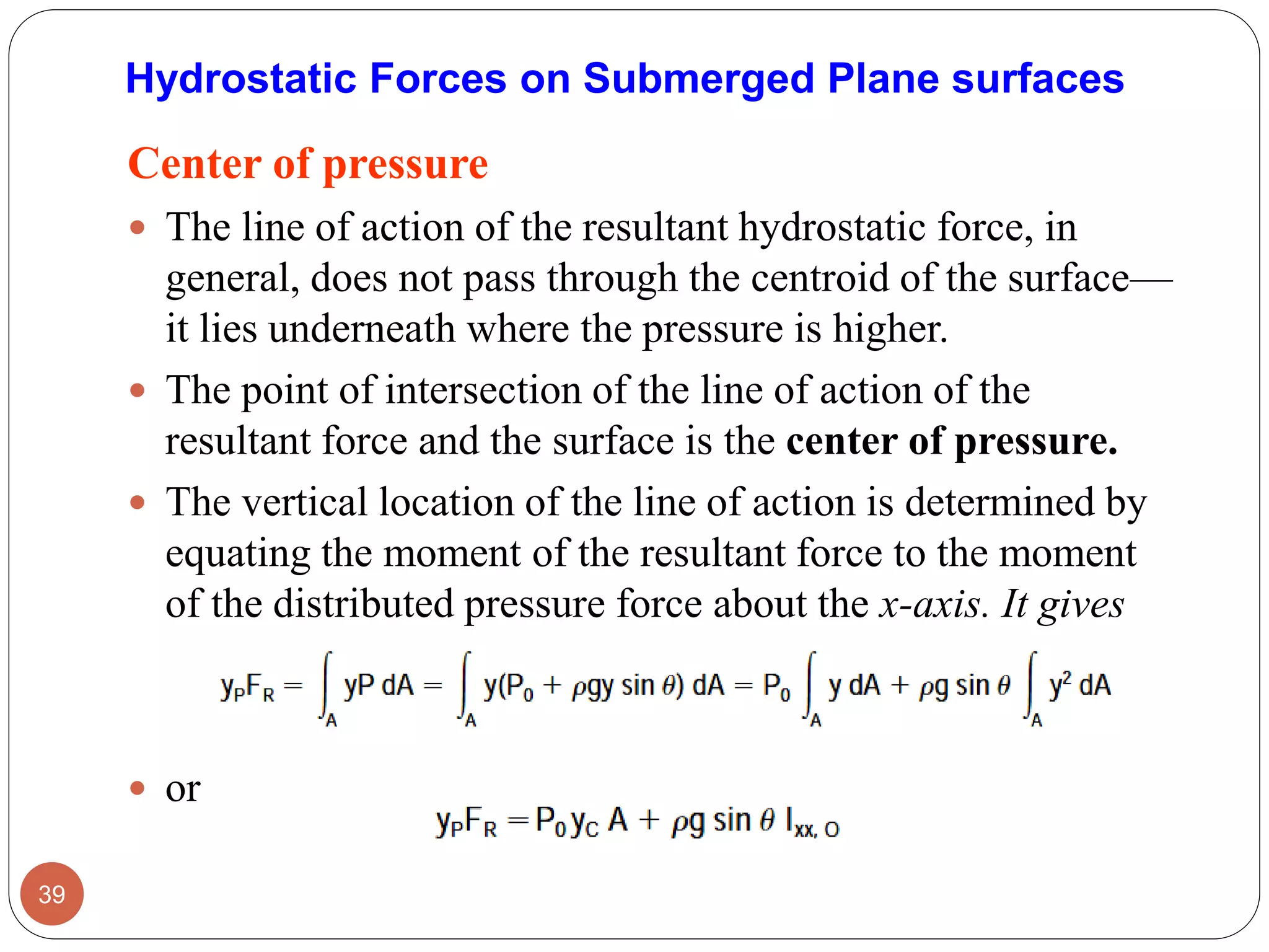 Fluid Mechanics Chapter 2. Fluid Statics | PDF