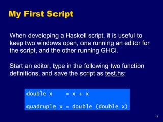 Chapter2 Haskell | PPT