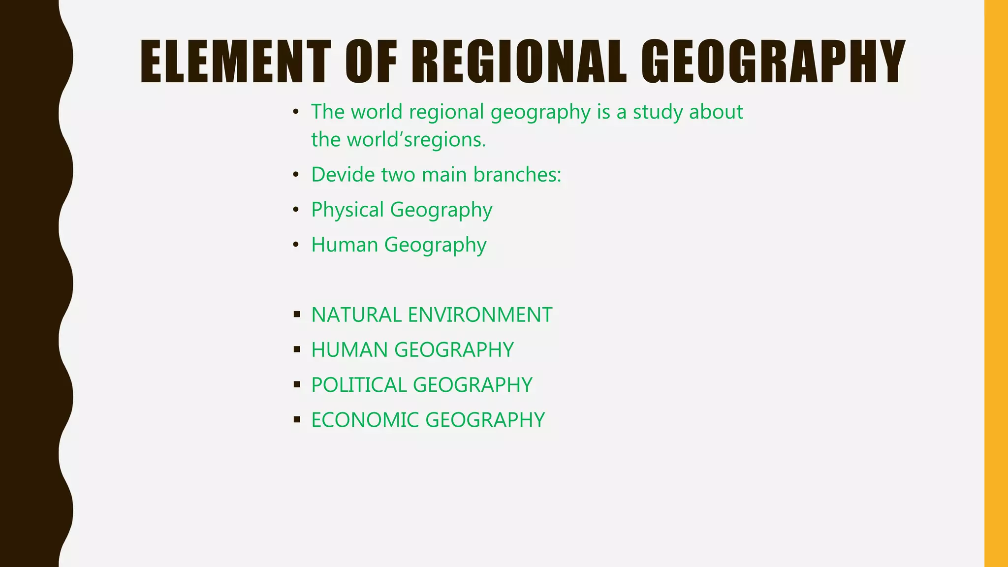 Chapter2: Concept In World Of Region Geography | PPT