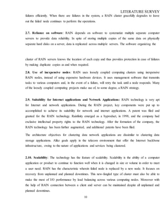 Liturature servey of rain technlogy by narayan dudhe | PDF