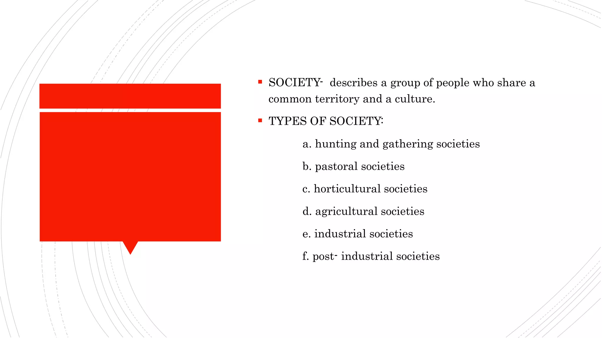 Chapter 2: DEFINING CULTURE AND SOCIETY FROM THE PERSPECTIVE OF ...