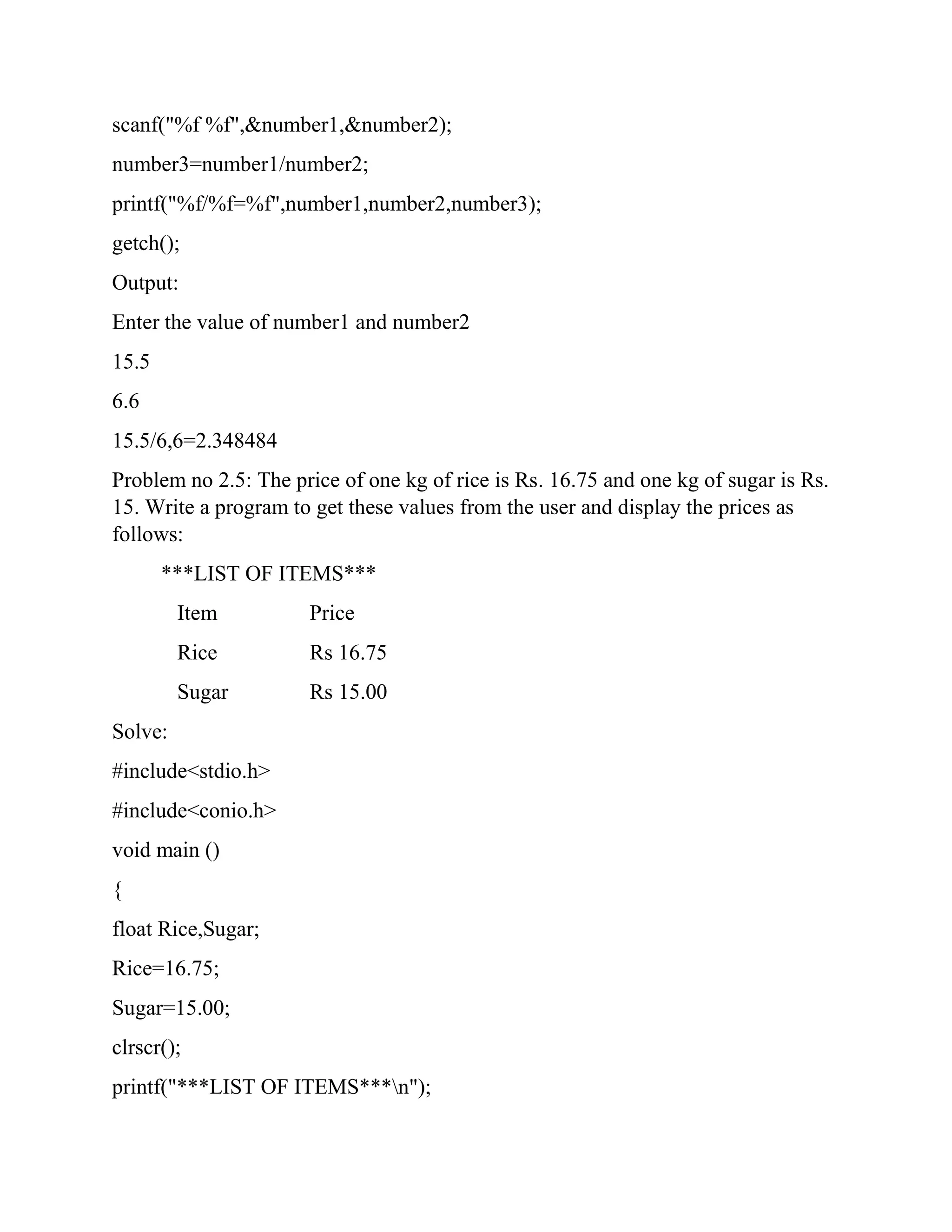 Chapter 2 : Balagurusamy_ Programming ANsI in C | PDF