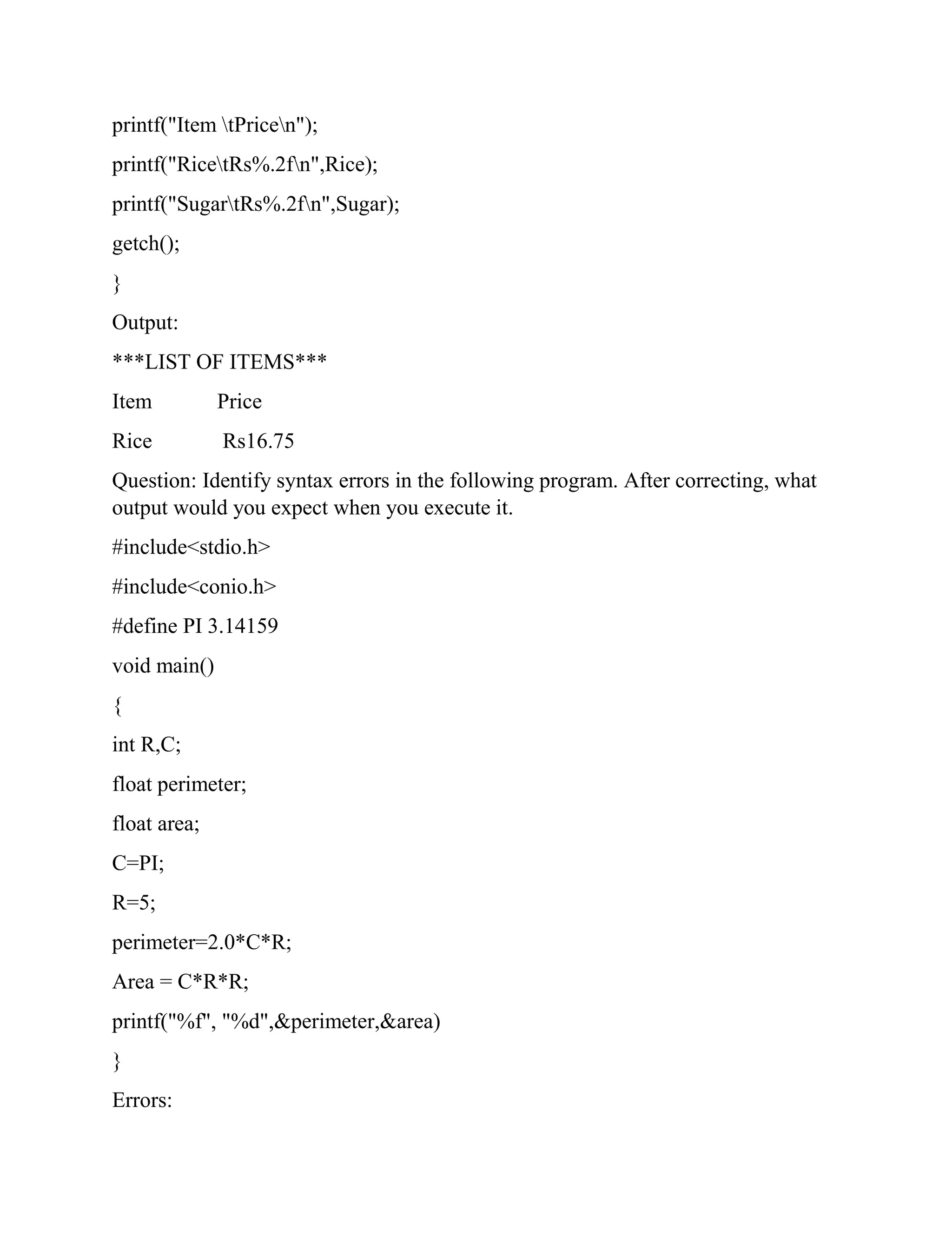 Chapter 2 : Balagurusamy_ Programming ANsI in C | PDF