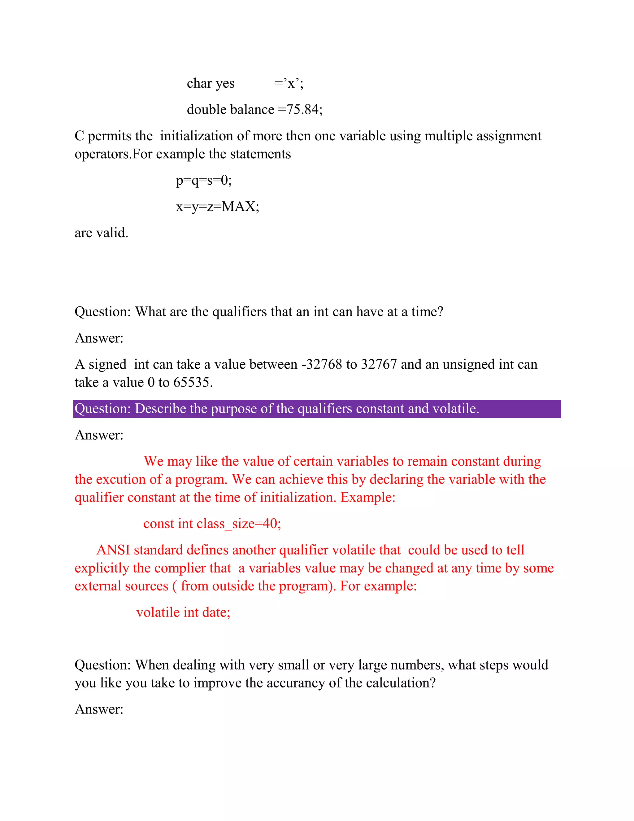 Chapter 2 : Balagurusamy_ Programming ANsI in C | PDF