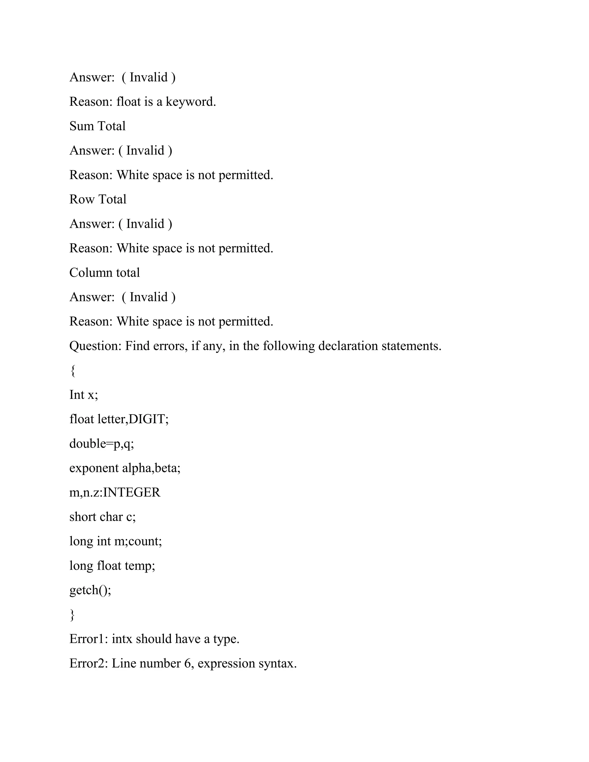 Chapter 2 : Balagurusamy_ Programming ANsI in C | PDF | Programming ...