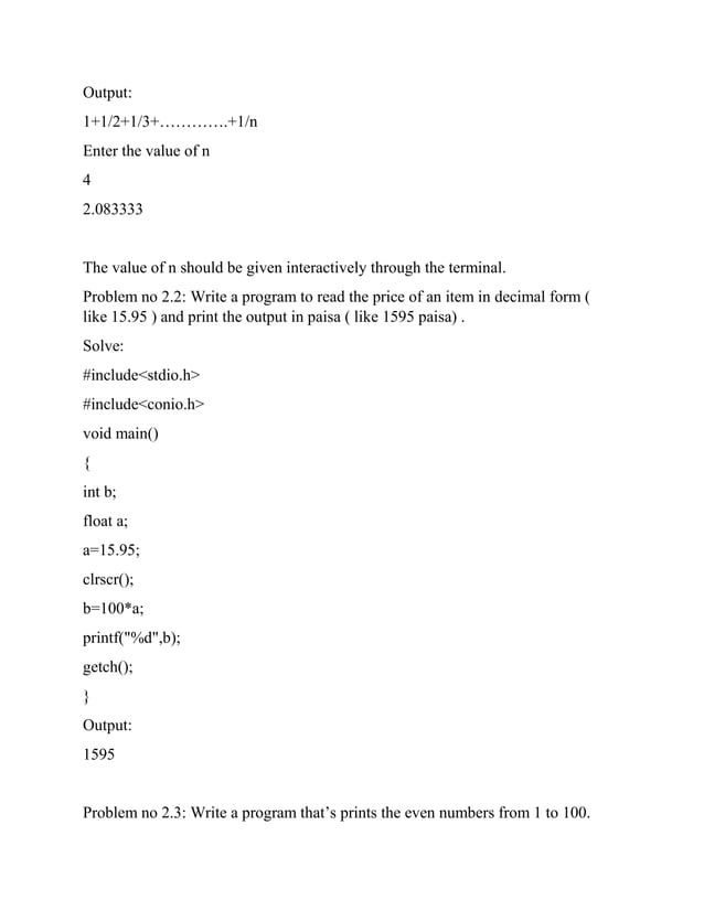 Chapter 2 : Balagurusamy_ Programming ANsI in C | PDF | Programming Languages | Computing