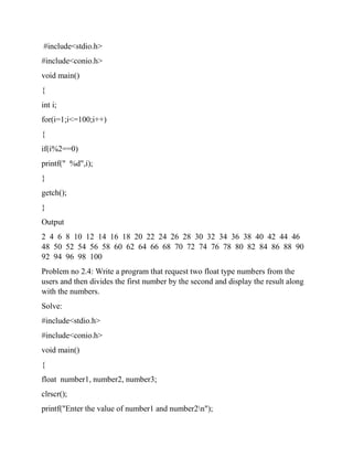 Chapter 2 : Balagurusamy_ Programming ANsI in C | PDF