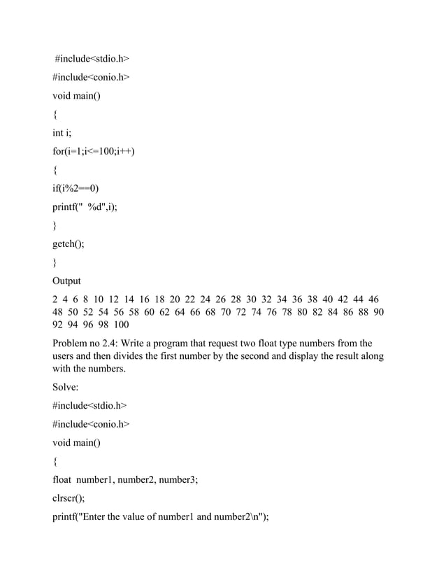 Chapter 2 : Balagurusamy_ Programming ANsI in C | PDF | Programming Languages | Computing