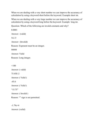 Chapter 2 : Balagurusamy_ Programming ANsI in C | PDF