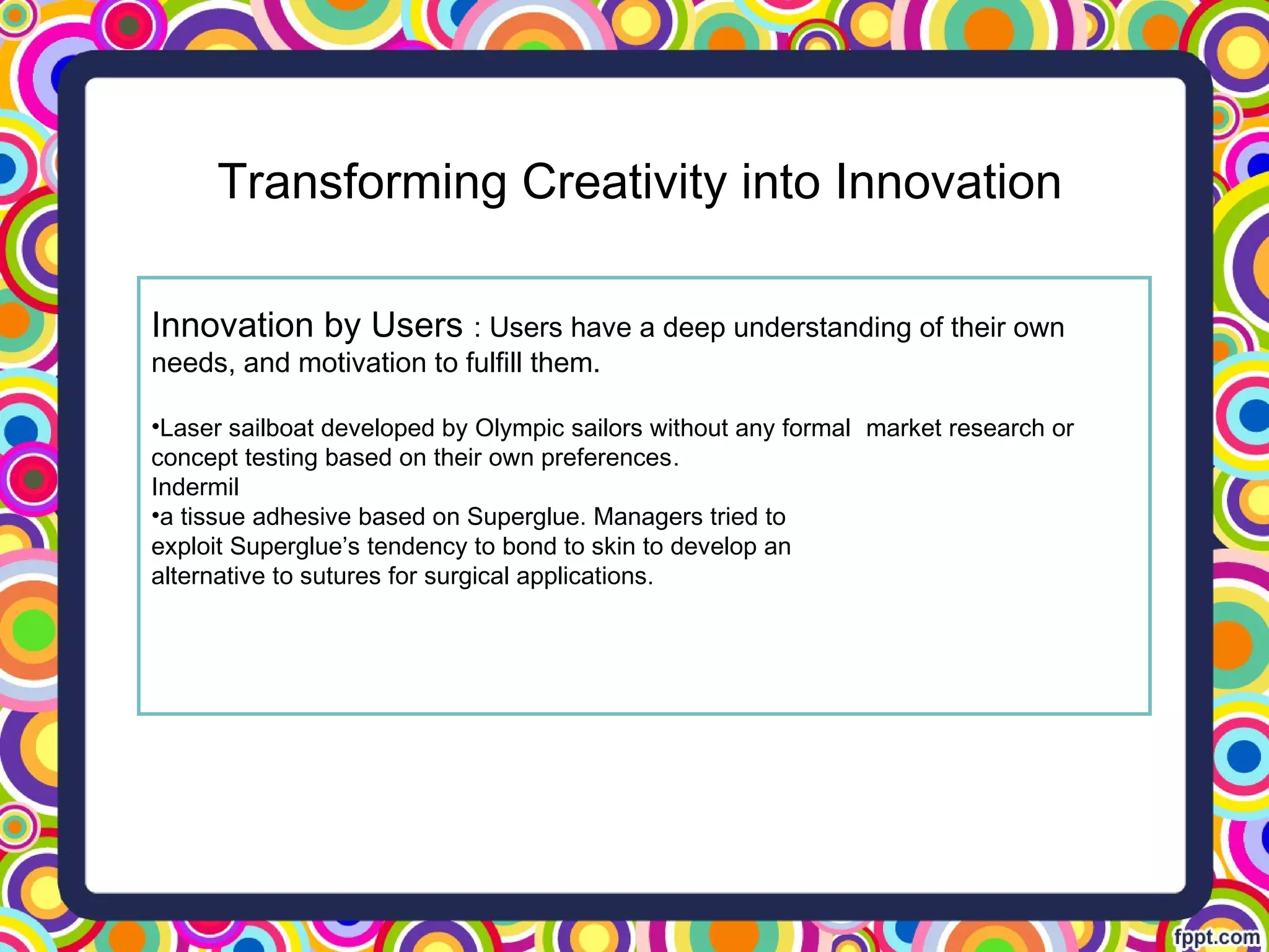 SOURCES OF INNOVATION | PPT