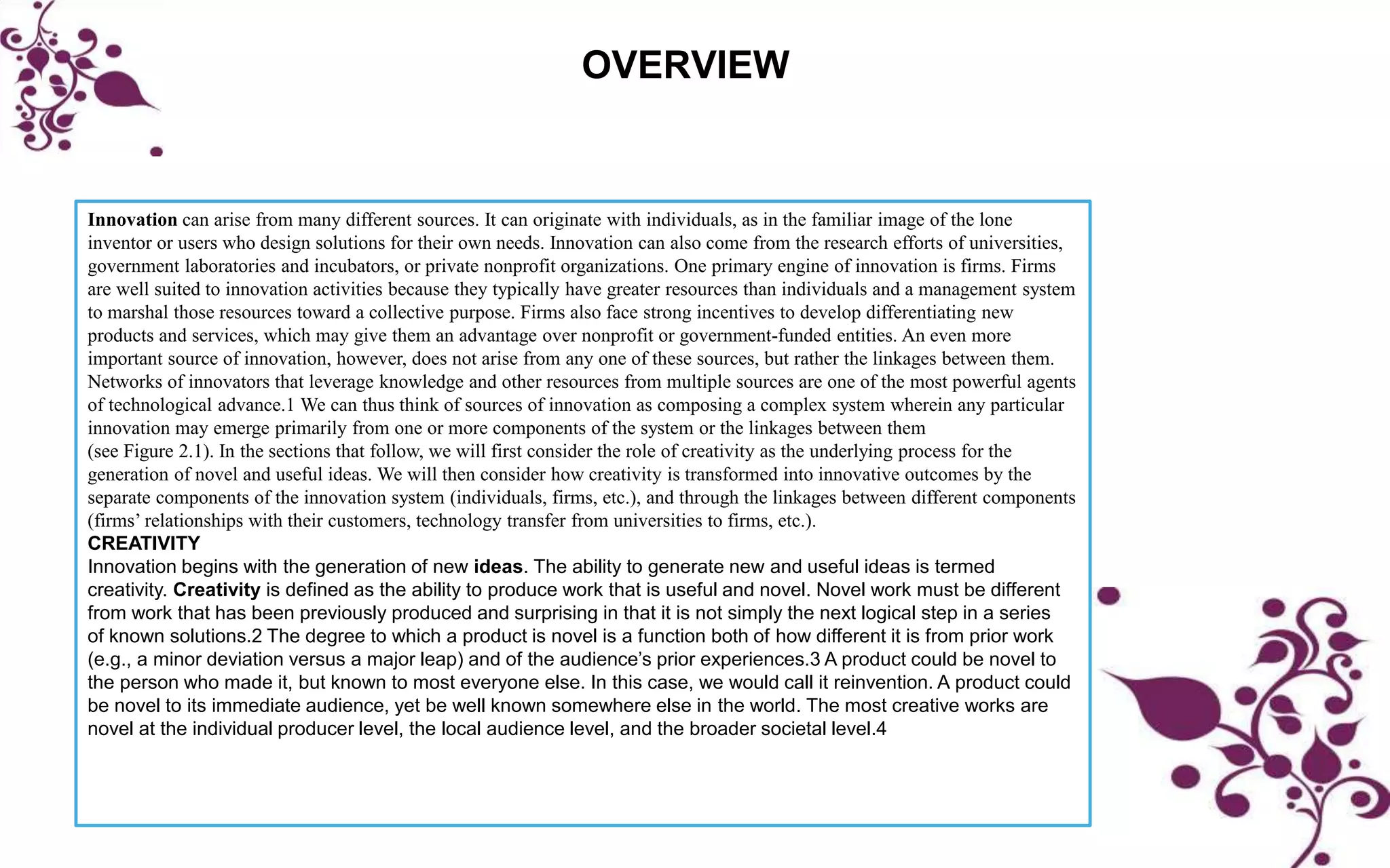 Source of Innovation | PPT