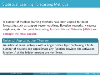 Time Delayed Recurrent Neural Network for Multi-Step Prediction | PDF