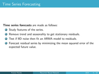 Time Delayed Recurrent Neural Network for Multi-Step Prediction | PDF