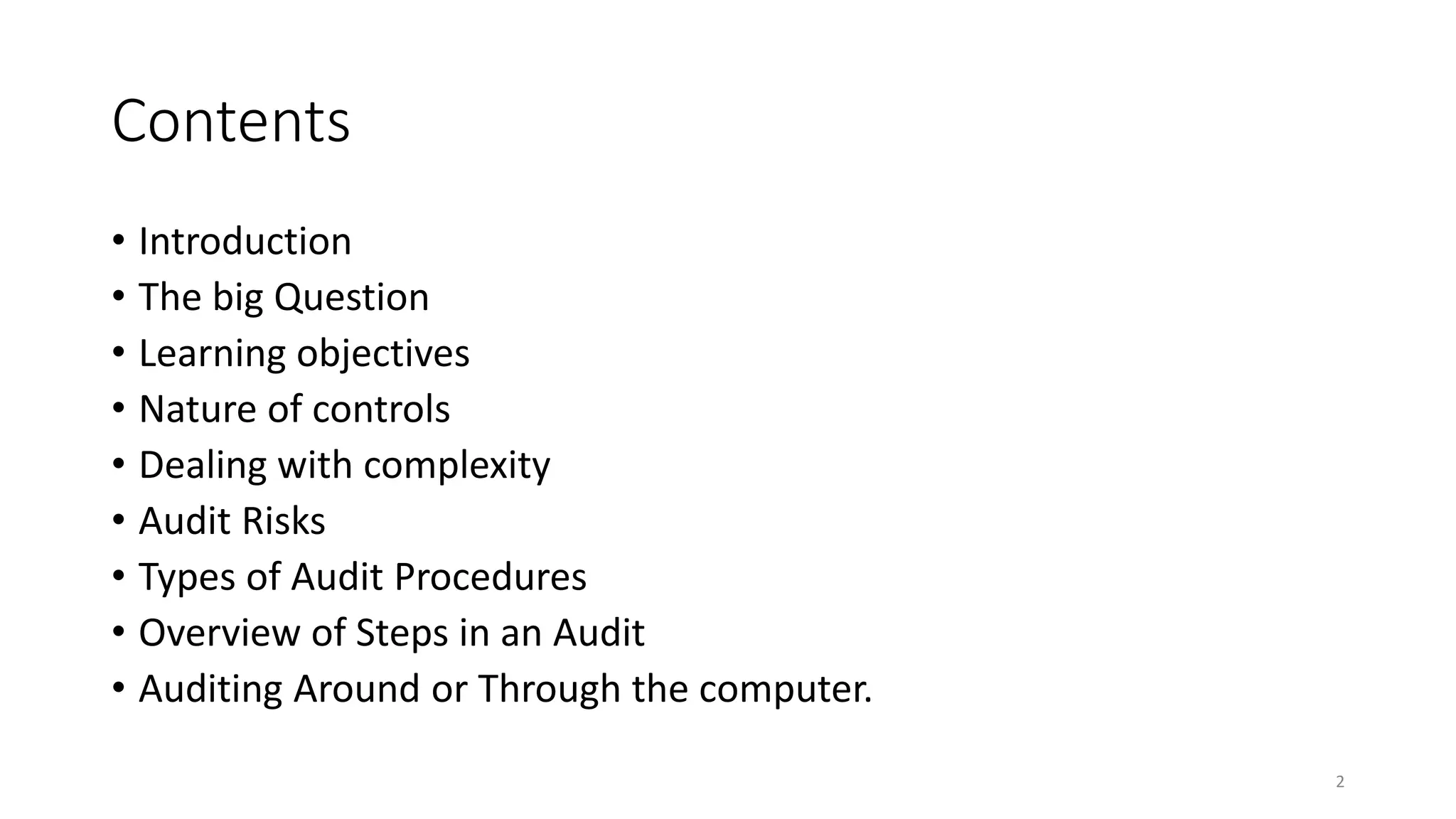 Conducting an Information Systems Audit | PPTX