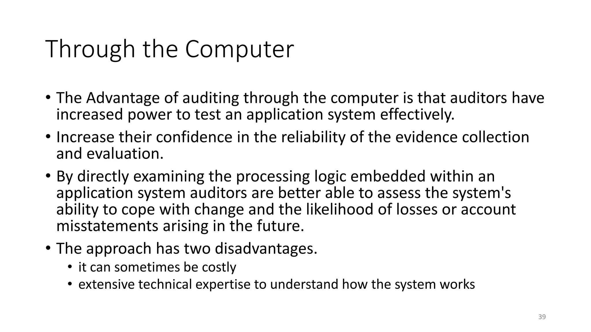 Conducting an Information Systems Audit | PPTX
