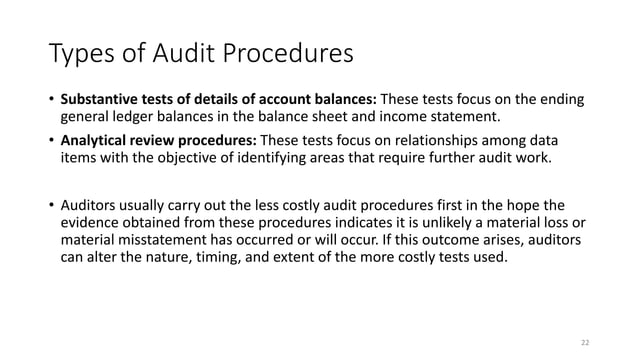 Conducting an Information Systems Audit | PPTX