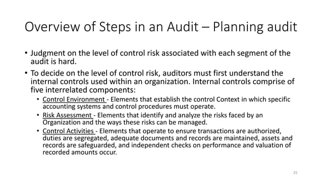 Conducting an Information Systems Audit | PPTX