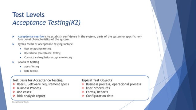 Chapter 2 Testing Throughout The Development Lifecycle Pptx