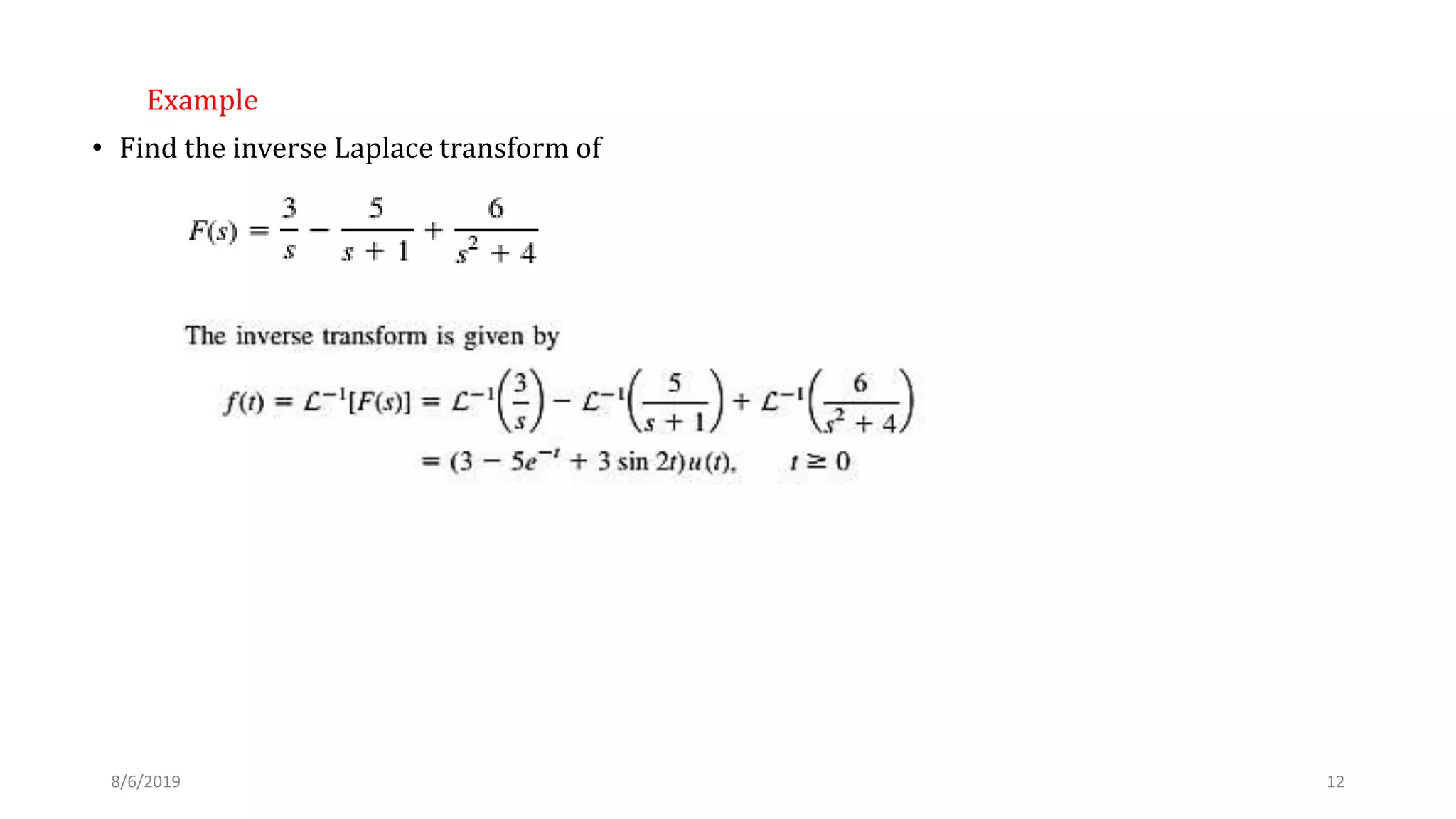 Chapter 2 laplace transform | PPTX