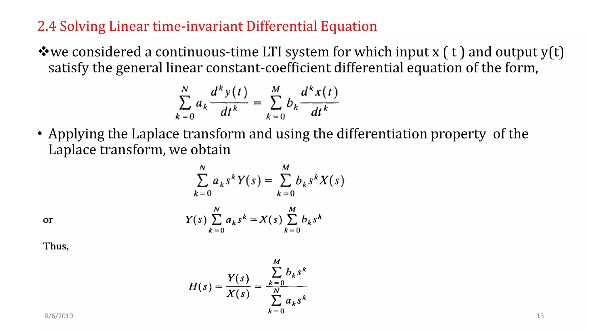 Chapter 2 laplace transform | PPTX