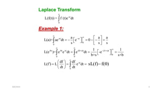 Chapter 2 laplace transform | PPTX