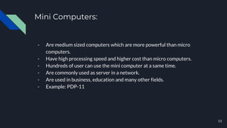 Chapter 2. classification of computer | PPTX