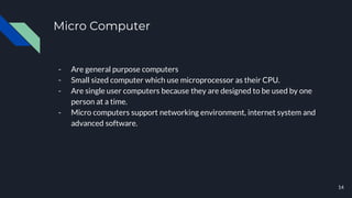 Chapter 2. classification of computer | PPTX